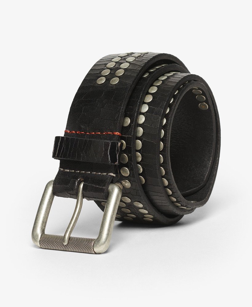 mens Logo Goods Belt in Black | Superdry UK