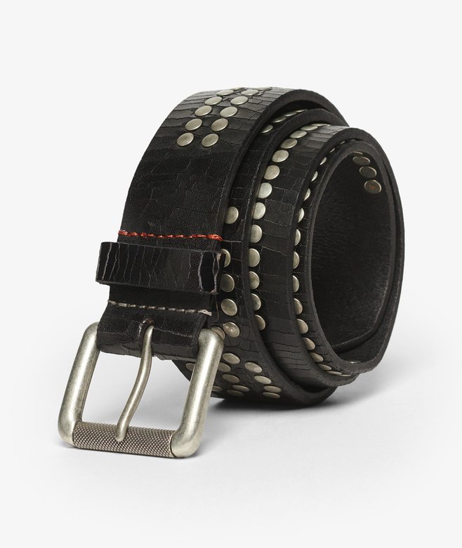 mens Logo Goods Belt in Black | Superdry UK