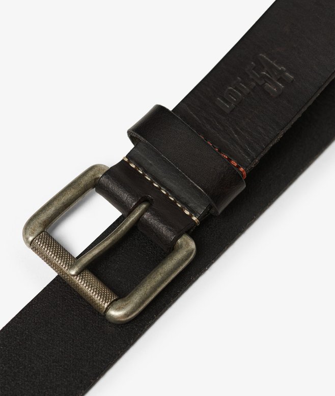 mens Badgeman Belt in Black | Superdry UK