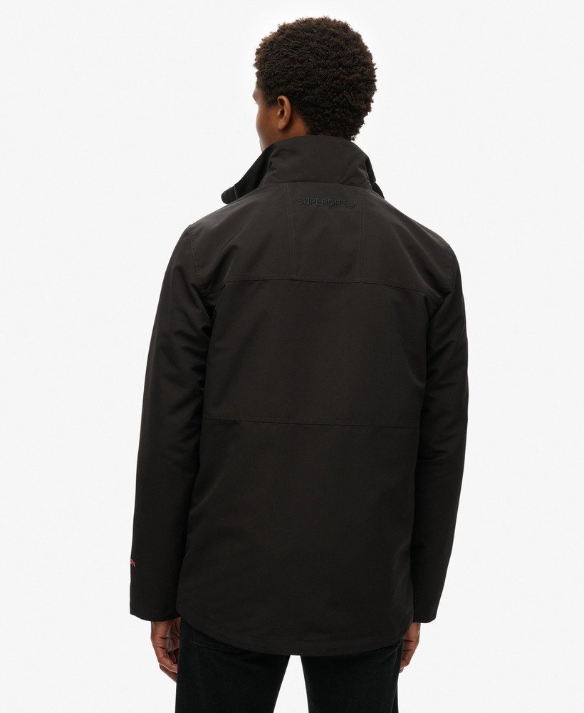 mens Non-Hooded Ultimate Windbreaker Jacket in Black | Superdry UK