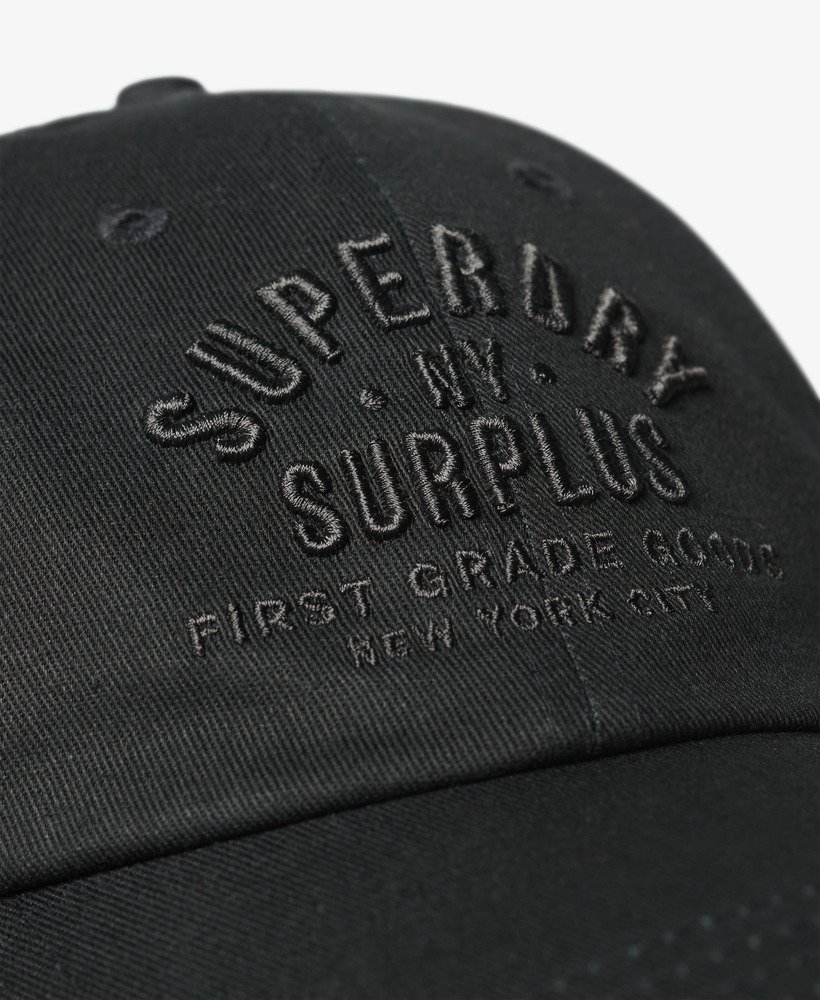 womens Graphic Baseball Cap in JET BLACK | Superdry UK
