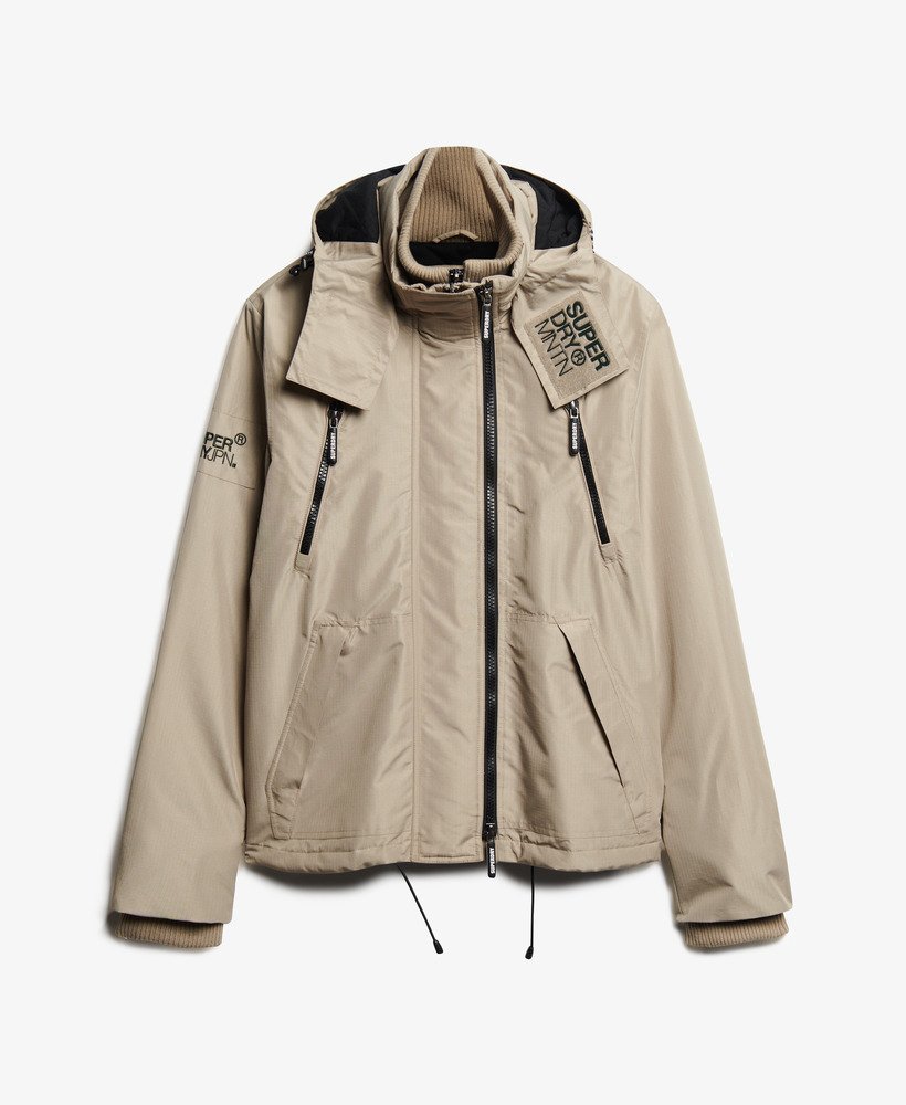 mens Mountain SD Windcheater Jacket in Winter Twig Beige | Superdry US