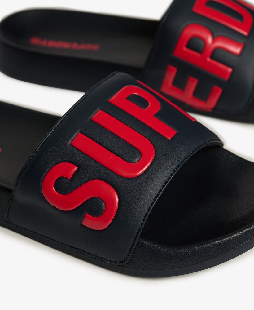 mens Core Graphic Pool Sliders in NAUTICAL NAVY | Superdry UK