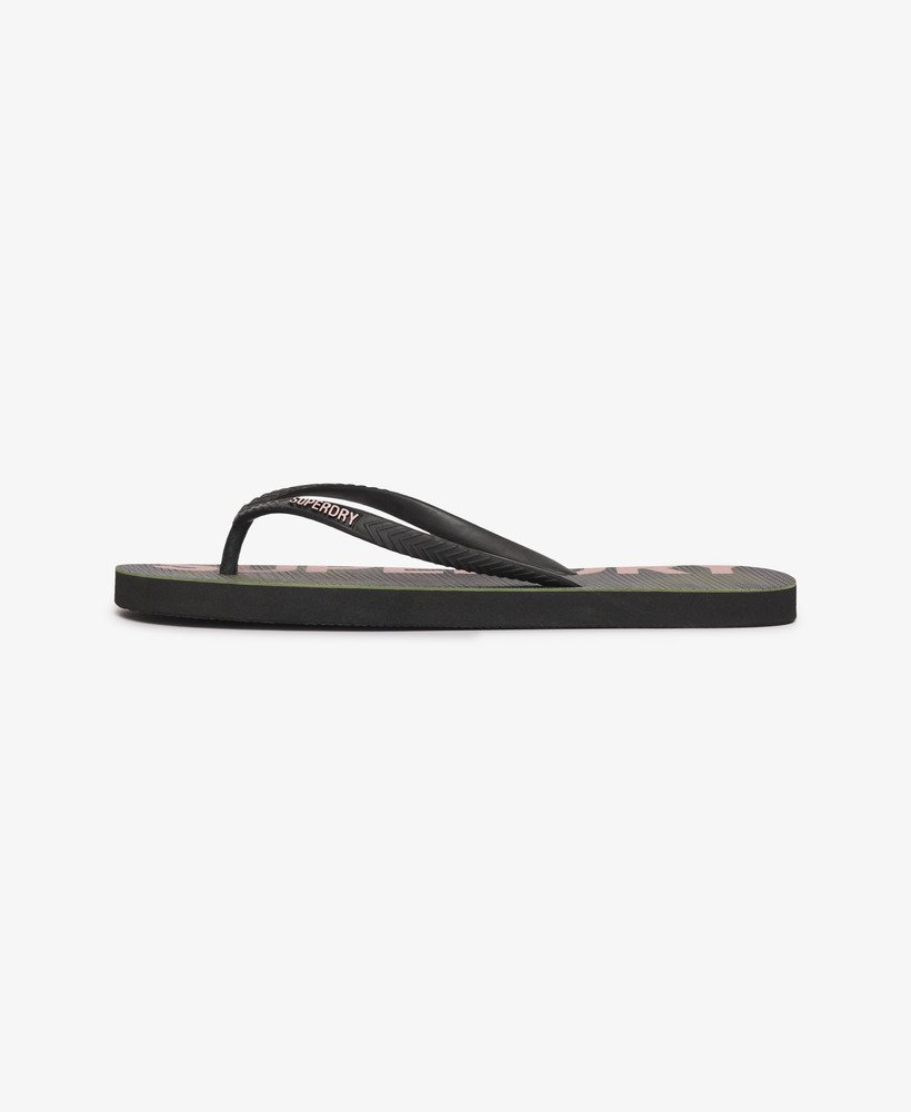 womens Logo Flip Flops in Nathan Camo | Superdry UK