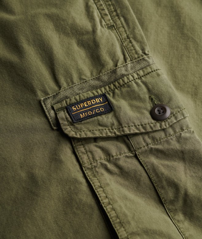 mens Parachute Light Cargo Pants in Chive Green | Superdry UK