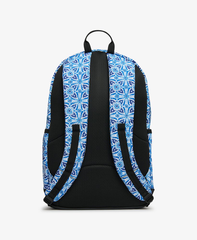 womens Classic Patch Montana Backpack in Navy Geo | Superdry UK
