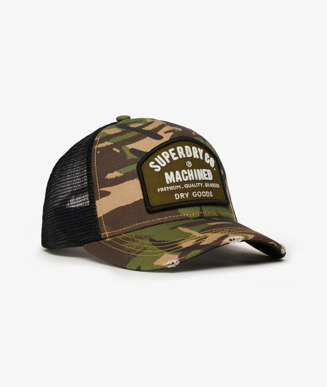 womens Dirt Road Trucker Cap in ARMY CAMO | Superdry UK
