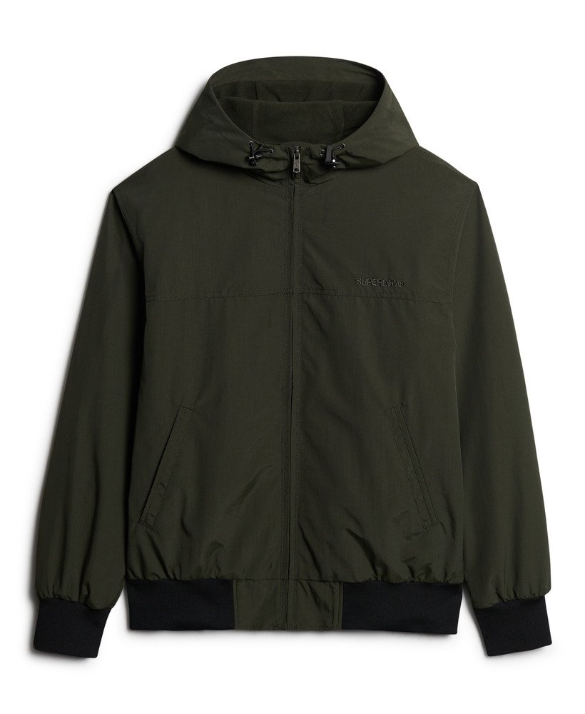 womens Oversized Surplus Nylon Hooded Bomber Jacket in Surplus Goods ...