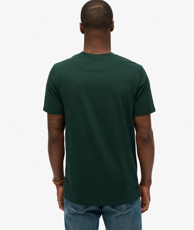 mens Superdry Sun Tab T-Shirt in ENAMEL GREEN | Superdry US