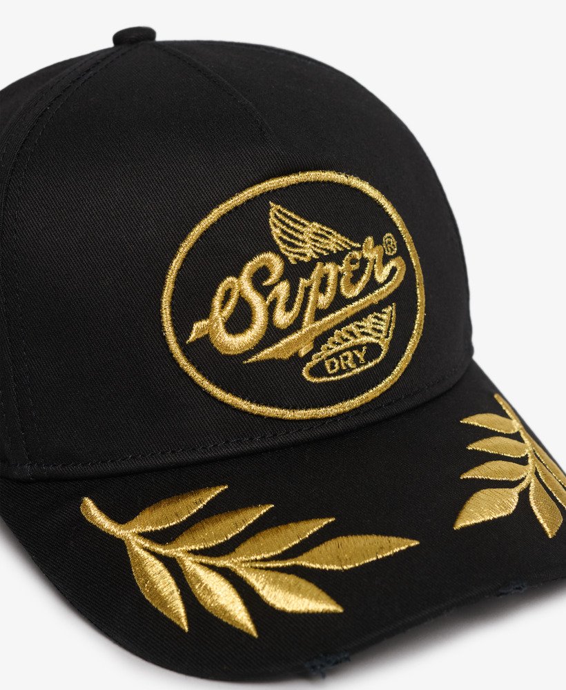 womens Laurel Trucker Cap in Black | Superdry UK