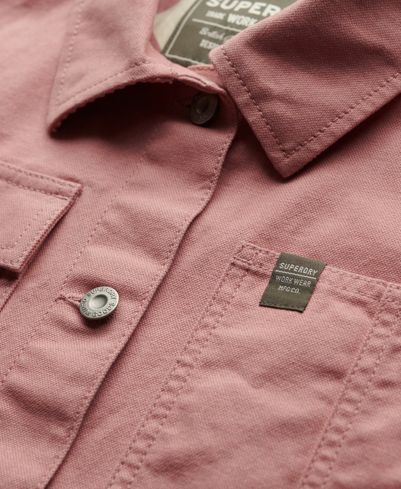 womens Chore Jacket in Ash Rose | Superdry UK