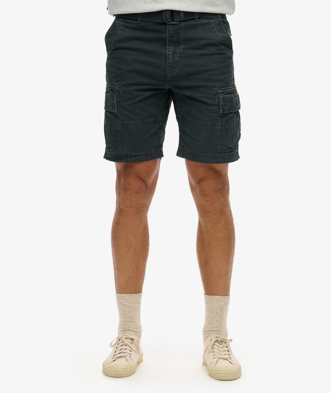 mens Heavy Cargo Shorts in Eclipse Navy | Superdry UK