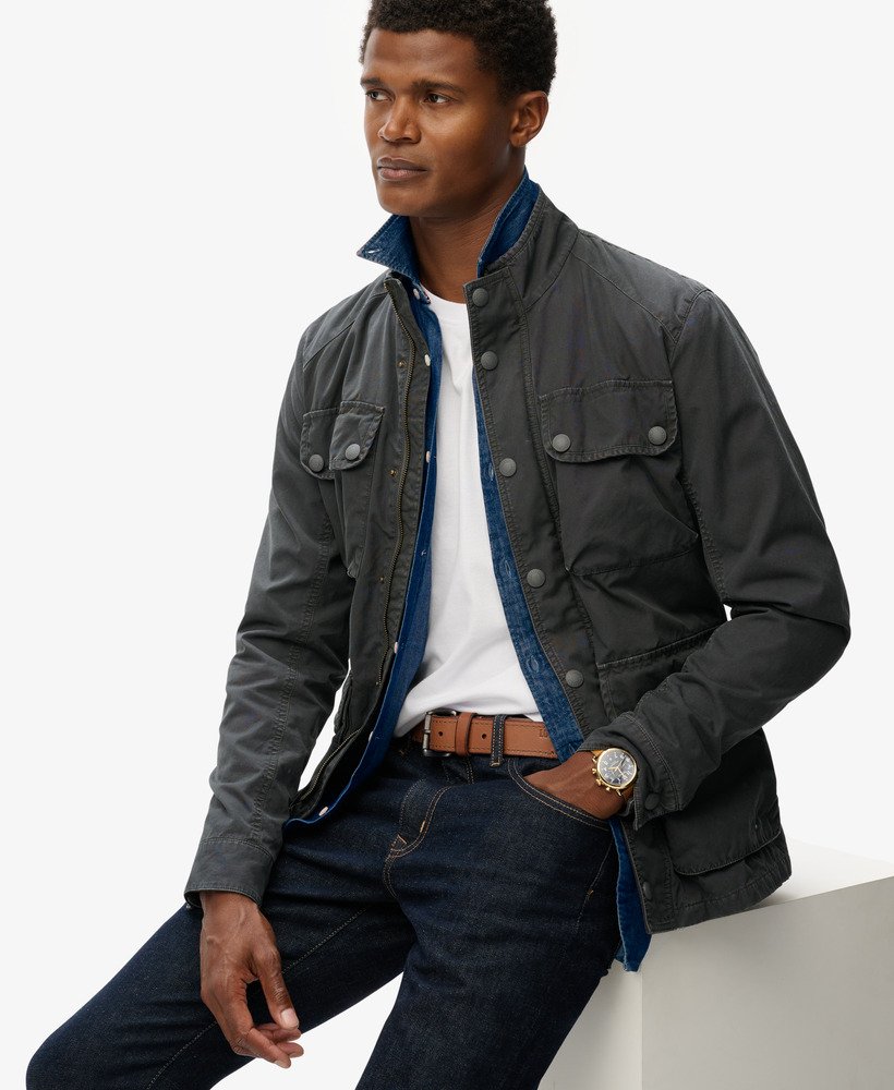 mens Estate Four Pocket Jacket in TARMAC | Superdry UK