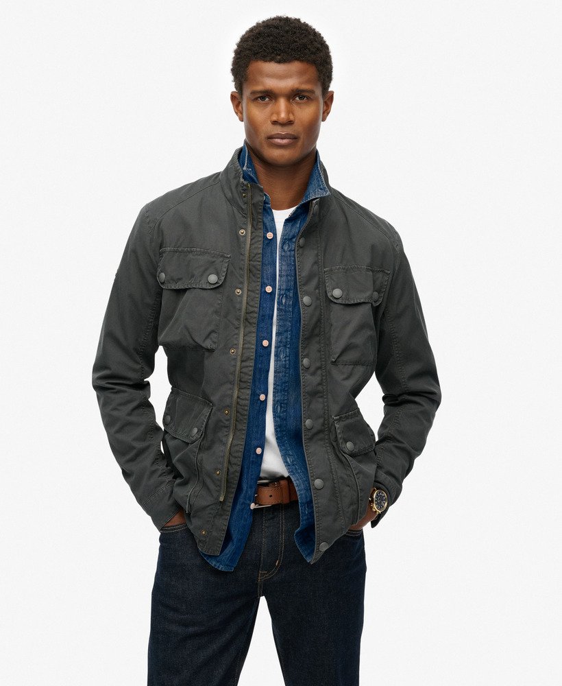 mens Estate Four Pocket Jacket in TARMAC | Superdry UK