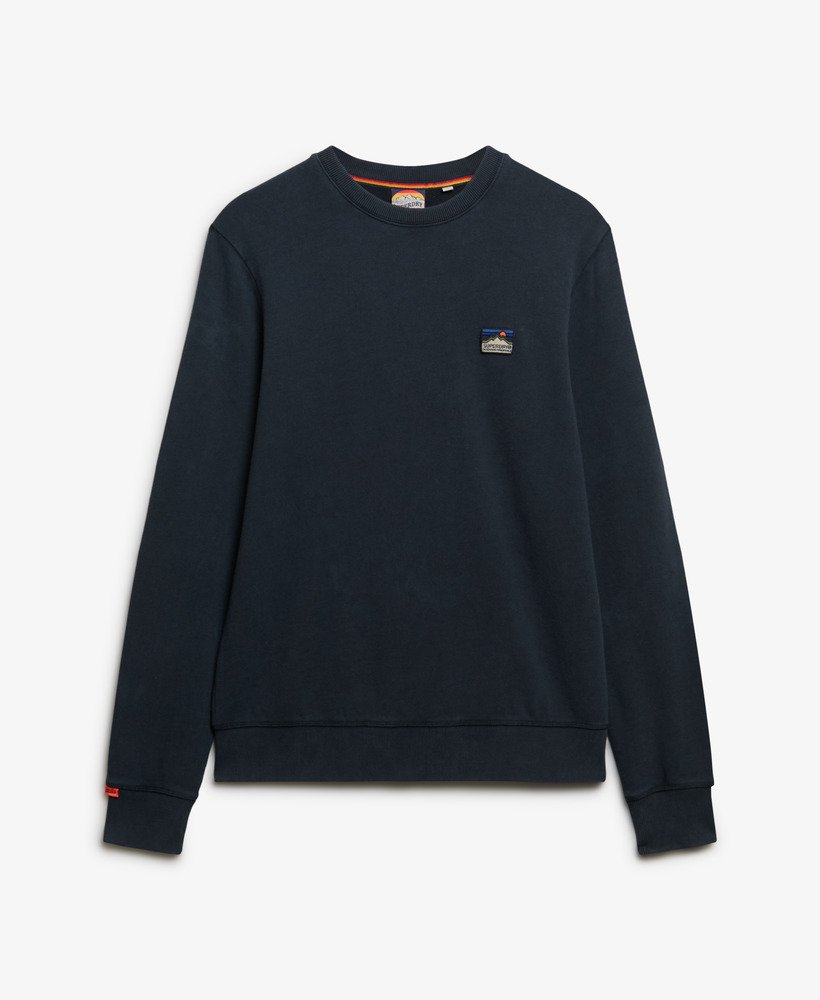 mens Great Outdoors Embroidered Sweatshirt in Eclipse Navy | Superdry UK
