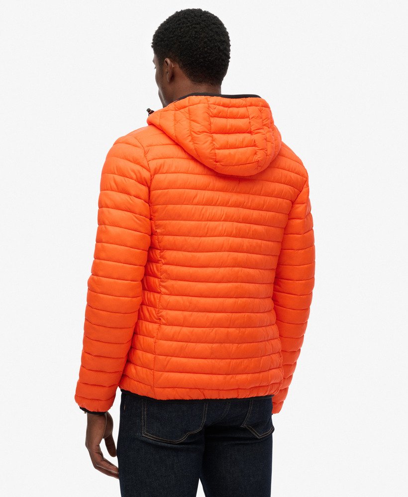 mens Hooded Fuji Lite Jacket in Bold Orange | Superdry UK