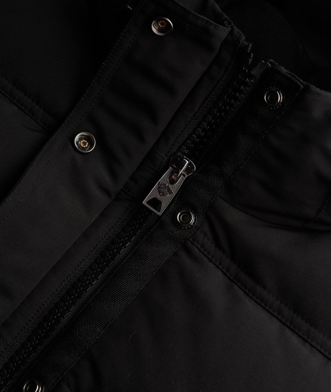 womens Everest Bomber Jacket in Black | Superdry US
