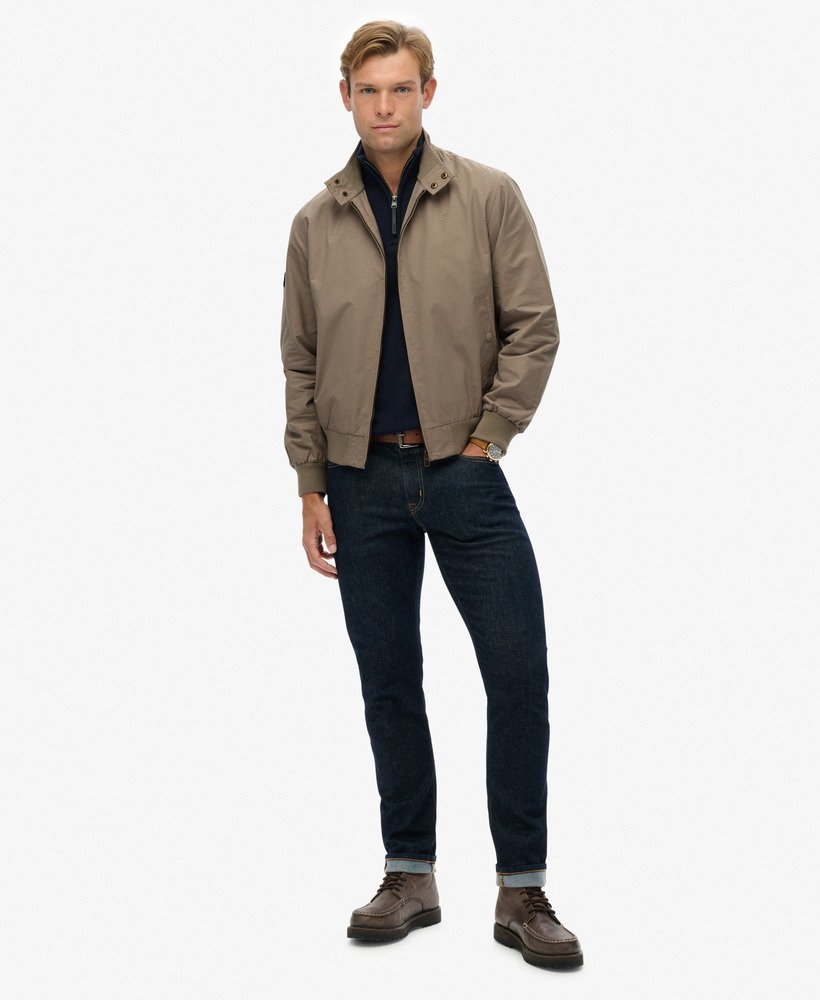 mens Classic Harrington Jacket in Vintage Khaki | Superdry UK