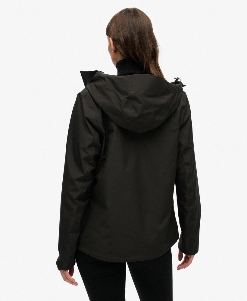 womens Waterproof Jacket in Black | Superdry UK