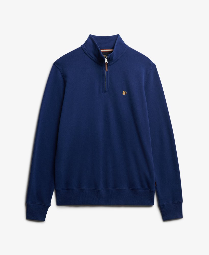 mens Preppy Half Zip Jumper in SUPERMARINE NAVY | Superdry UK
