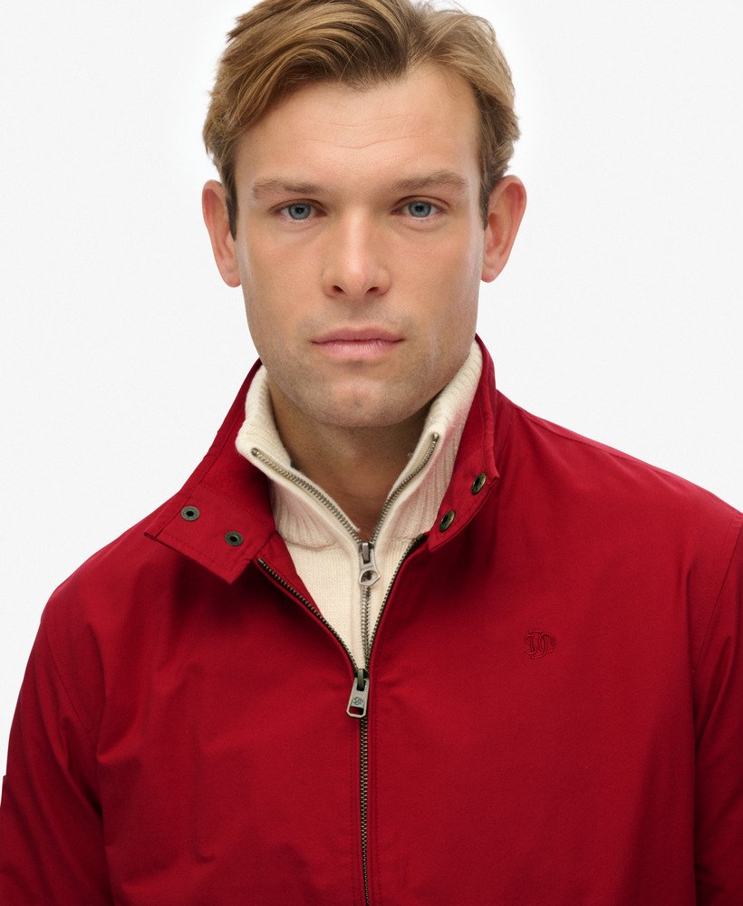 mens Classic Harrington Jacket in CHILLI PEPPER RED | Superdry UK
