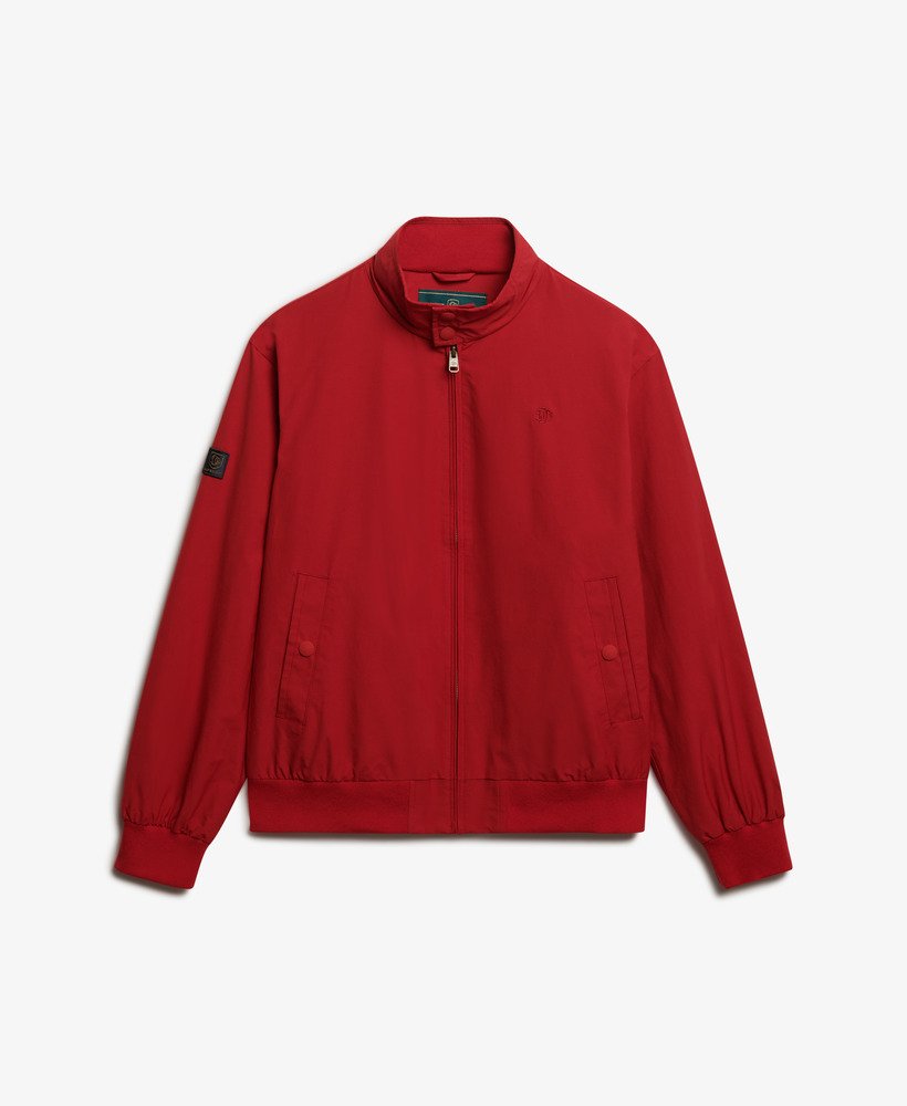 mens Classic Harrington Jacket in CHILLI PEPPER RED | Superdry US