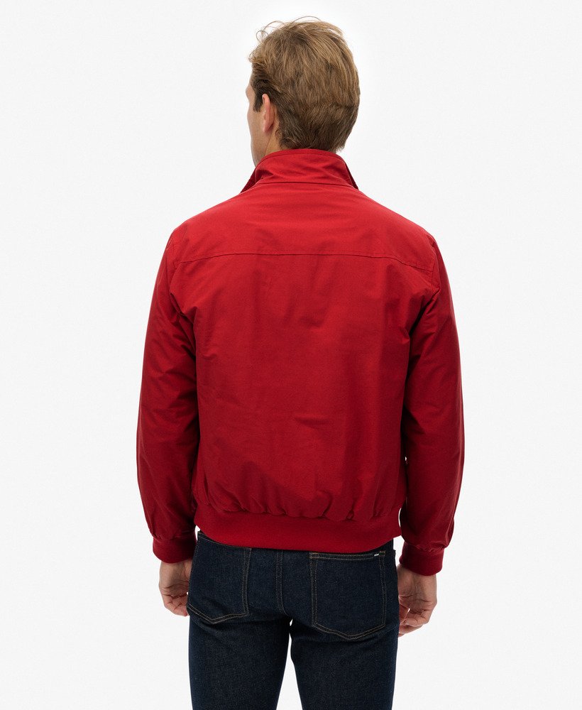 mens Classic Harrington Jacket in CHILLI PEPPER RED | Superdry US