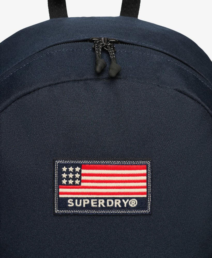womens Classic Patch Montana Backpack in Eclipse Navy Flag | Superdry UK