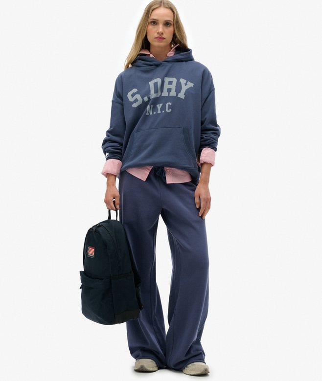 womens Classic Patch Montana Backpack in Eclipse Navy Flag | Superdry UK
