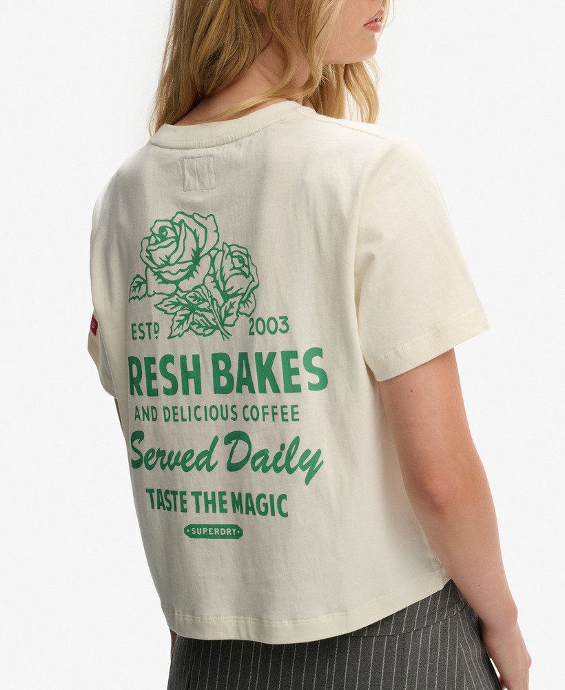 womens Roadside Trade Relaxed T-Shirt in OFF WHITE | Superdry UK
