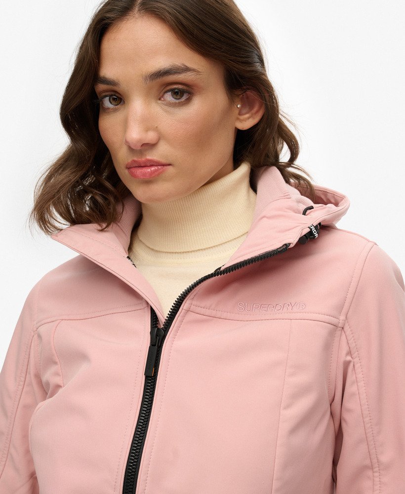 Mujer Chaqueta con capucha Classic Trekker en rosa colorete vintage ...