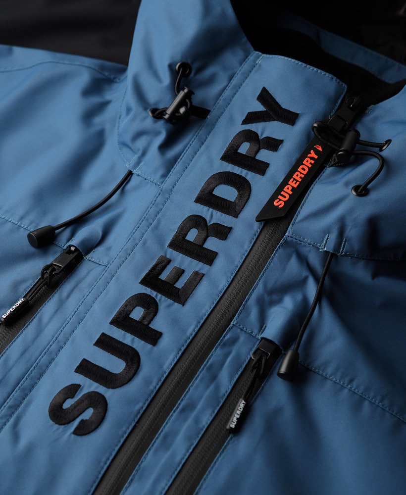 mens Ultimate Freestyle Ski Jacket in Dry Slate Blue | Superdry UK