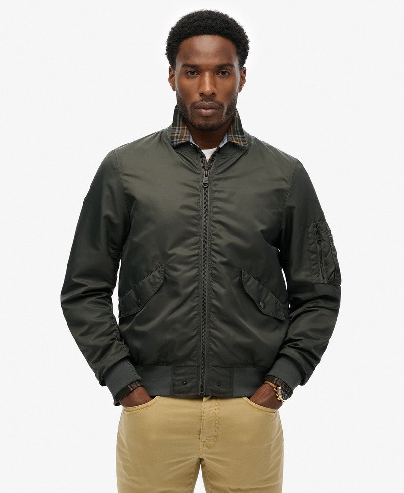 mens The Merchant Store - MA1 Bomber Jacket in TARMAC | Superdry US
