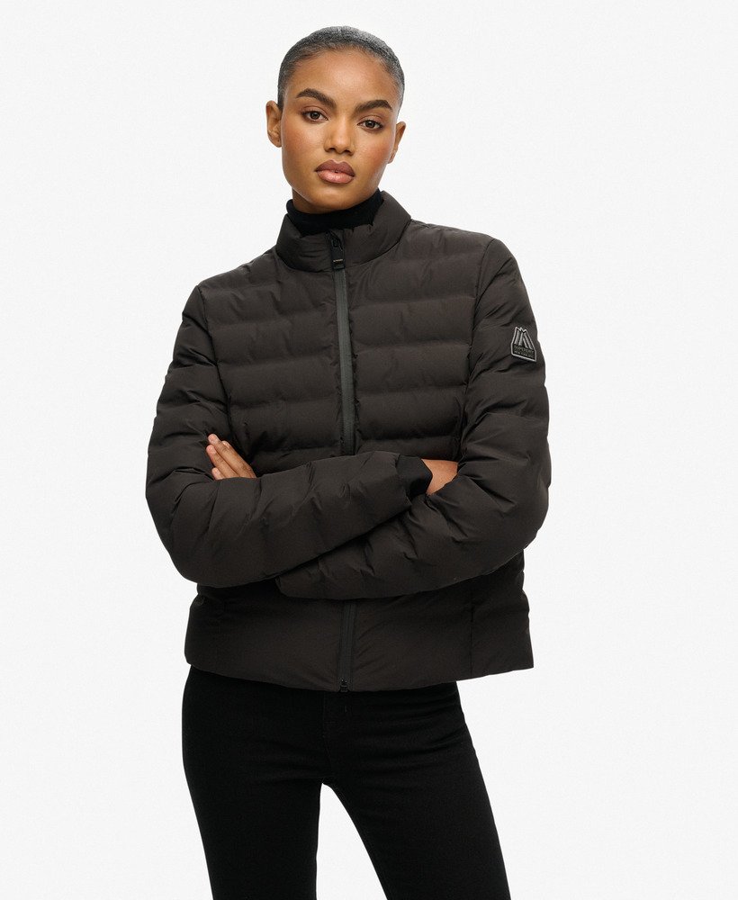 womens City Fuji Padded Jacket in Black | Superdry UK