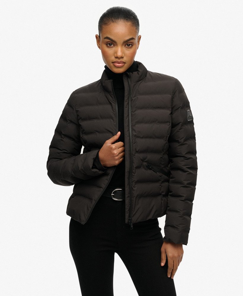 womens City Fuji Padded Jacket in Black | Superdry UK