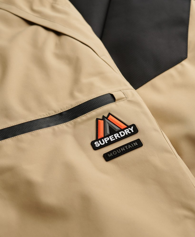 mens Ski Shell Pants in Buckwheat Beige | Superdry UK