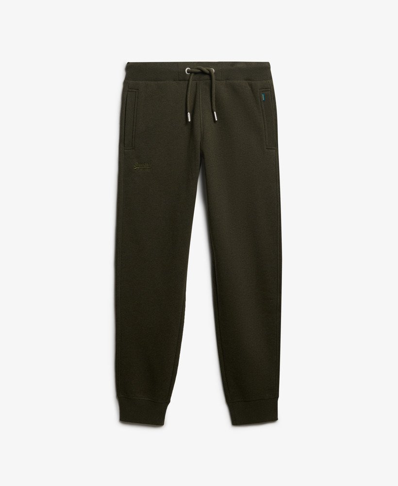 mens Vintage Logo Embroidered Joggers in OLIVE MARL | Superdry UK