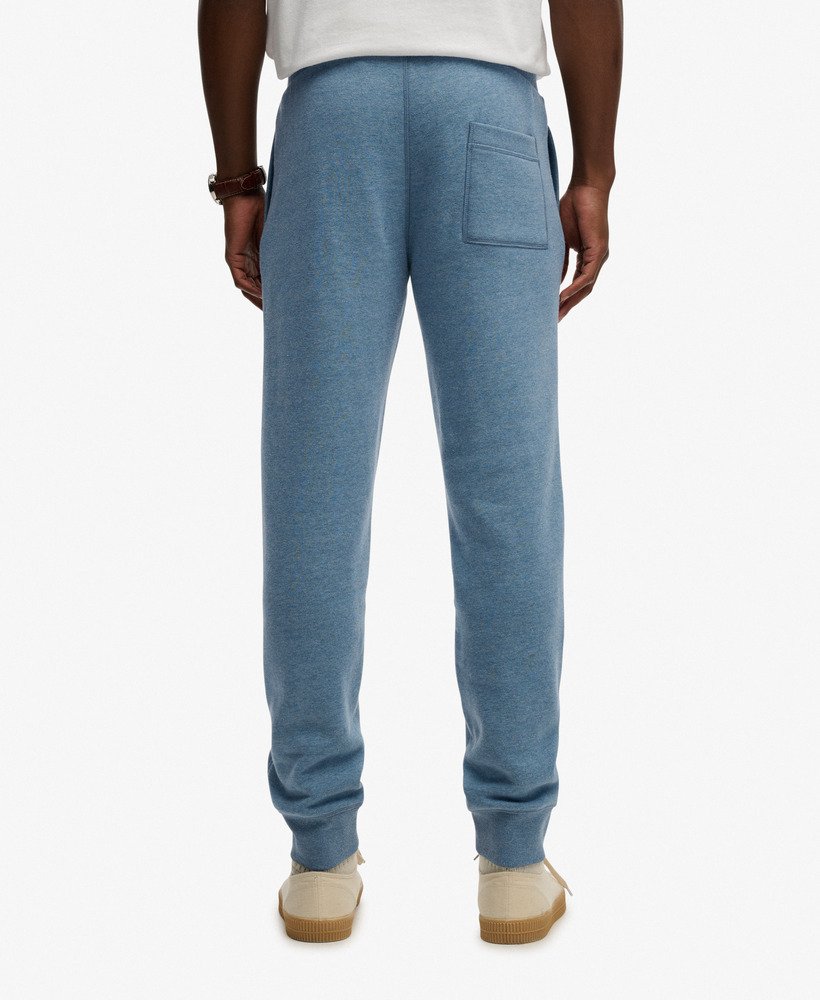 mens Vintage Logo Embroidered Joggers in Bluestone Marl | Superdry UK