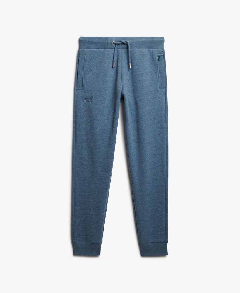 mens Vintage Logo Embroidered Joggers in Bluestone Marl | Superdry US