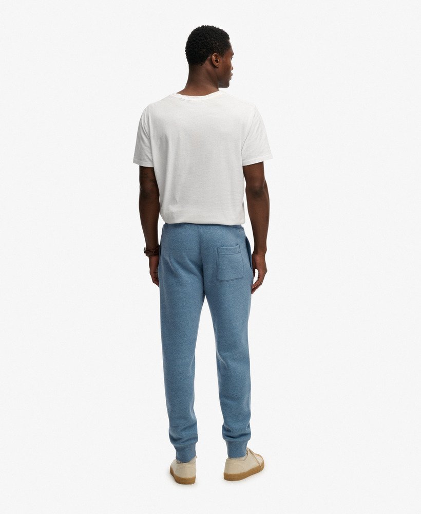 mens Vintage Logo Embroidered Joggers in Bluestone Marl | Superdry UK
