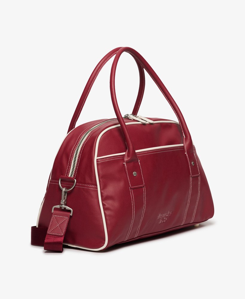 womens Vintage Bowling Bag in Bordeaux Red | Superdry UK