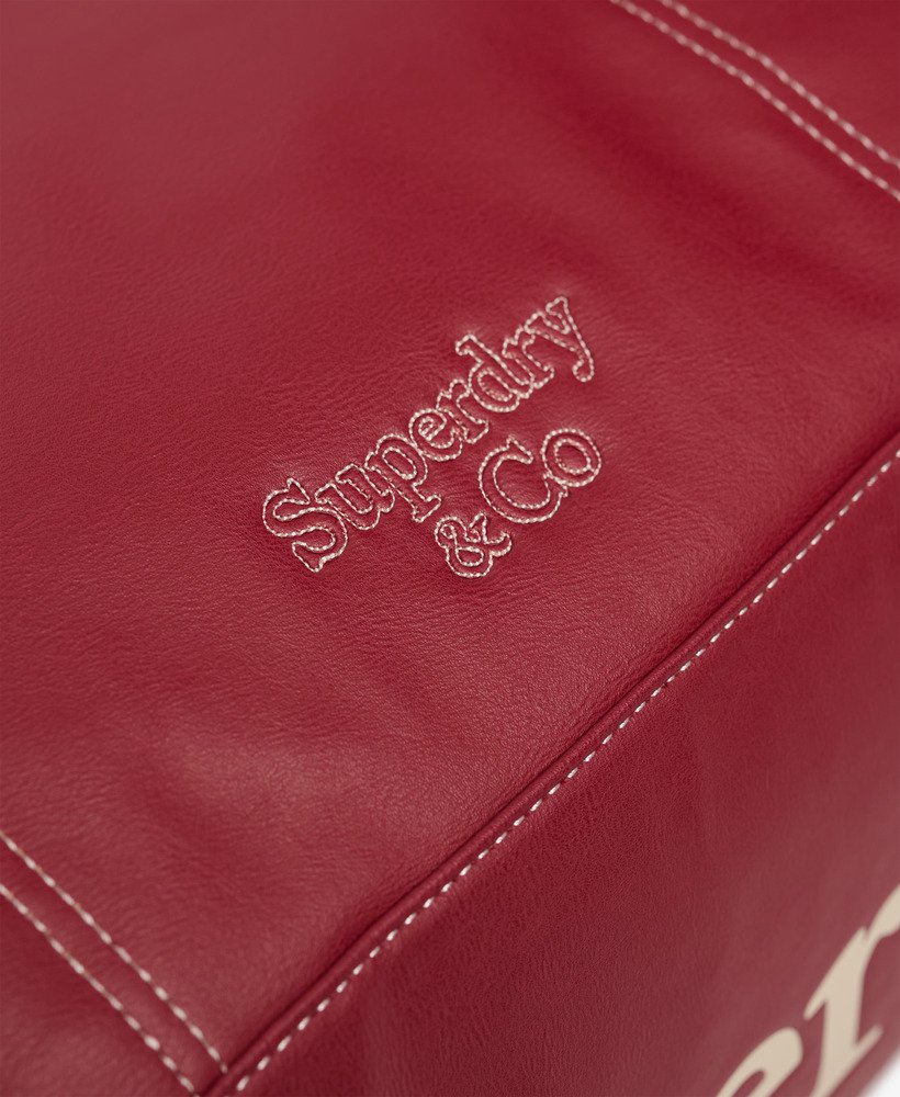 womens Vintage Bowling Bag in Bordeaux Red | Superdry UK