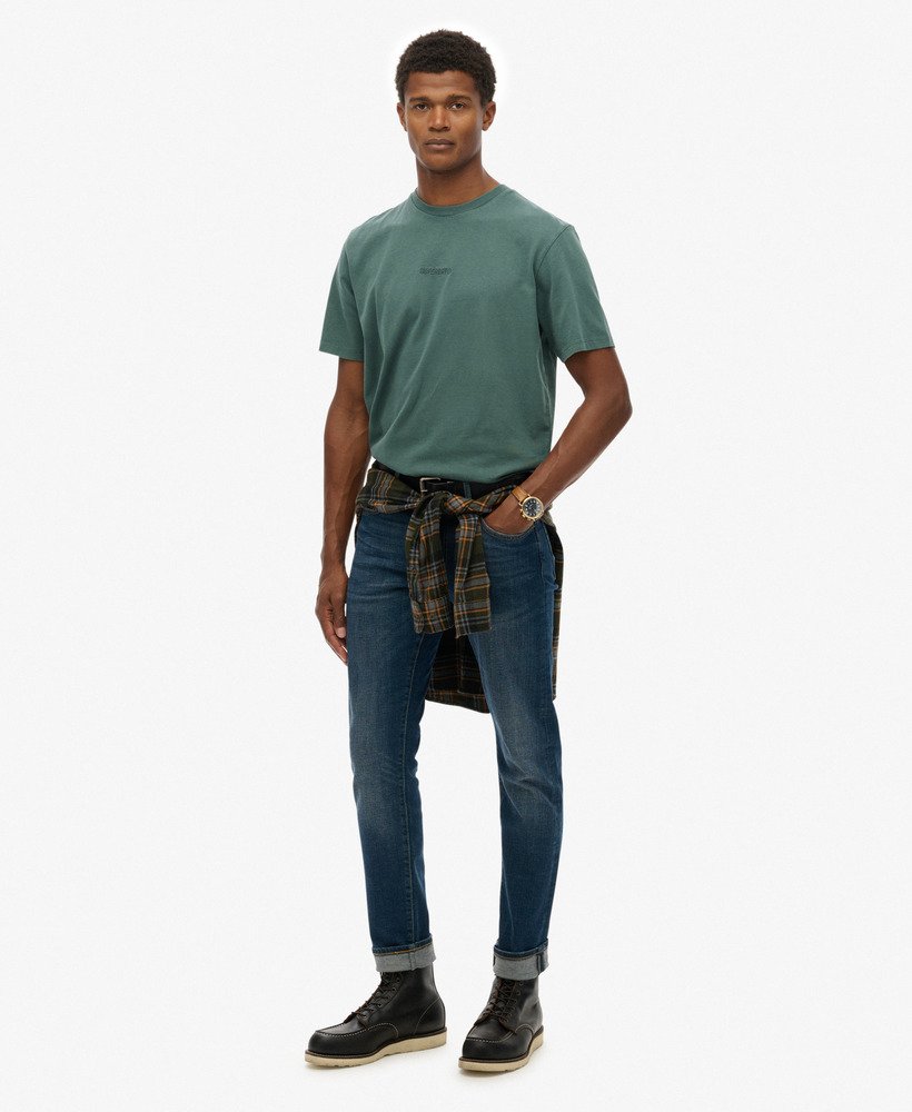 Micro T-Shirt mit Logo sturmgrün für Herren | Superdry DE
